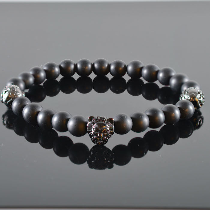 Leeuwenkop Heren armband Ferao – Jayc's Menbeads